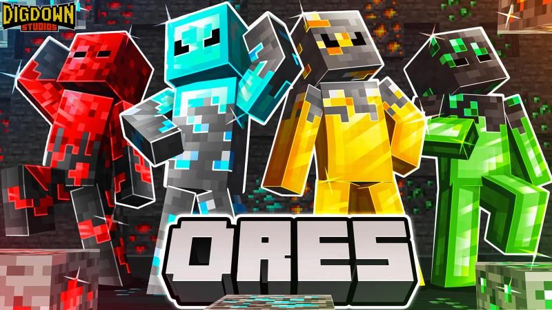 Ores by Dig Down Studios (Minecraft Skin Pack) - Minecraft Marketplace ...