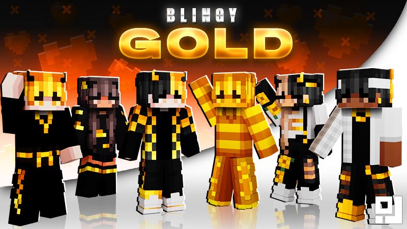 Blingy Gold by inPixel (Minecraft Skin Pack) - Minecraft Marketplace ...