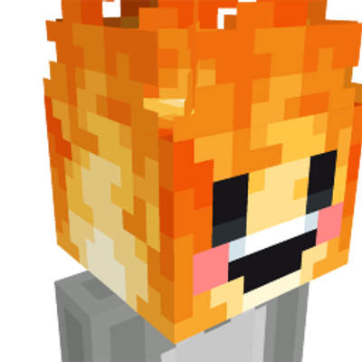 Fire Block Head by Pixel Paradise - Minecraft Marketplace (via ...