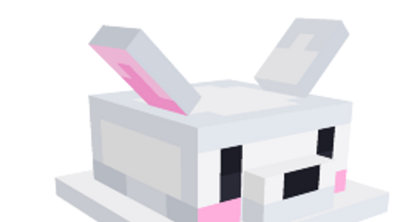 Bunny Hat by Venift - Minecraft Marketplace (via bedrockexplorer.com)