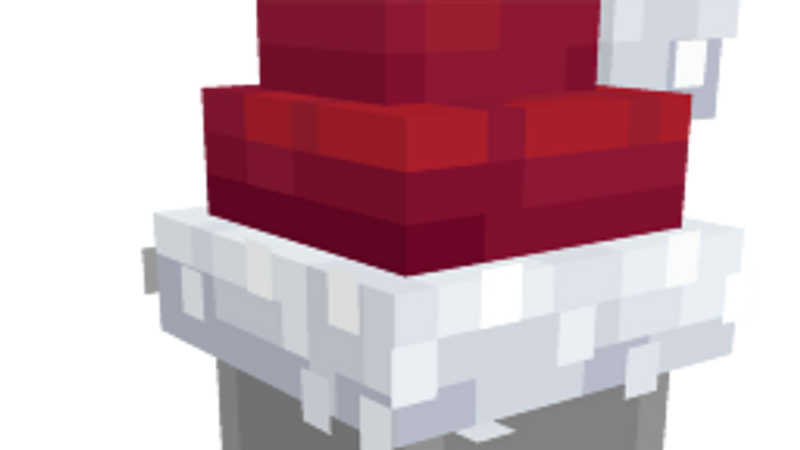 Santa Hat by Entity Builds - Minecraft Marketplace (via bedrockexplorer ...