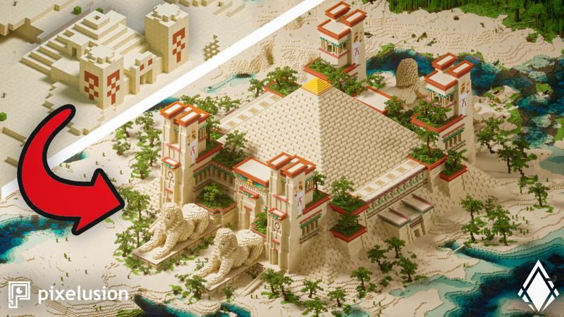 UPGRADED DESERT TEMPLE by Pixelusion (Minecraft Marketplace Map ...
