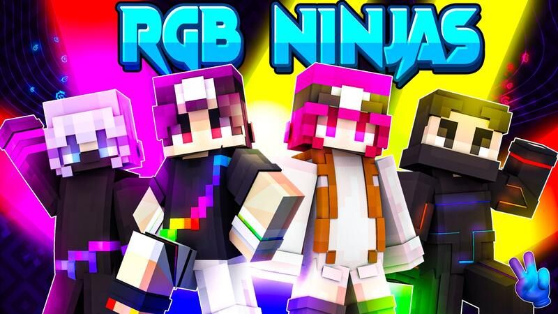 RGB Ninjas by Gamefam (Minecraft Skin Pack) - Minecraft Marketplace ...