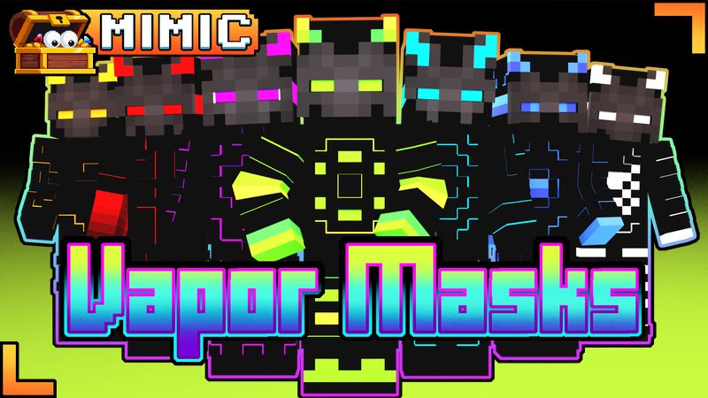 Vapor Masks by Mimic (Minecraft Skin Pack) - Minecraft Bedrock ...