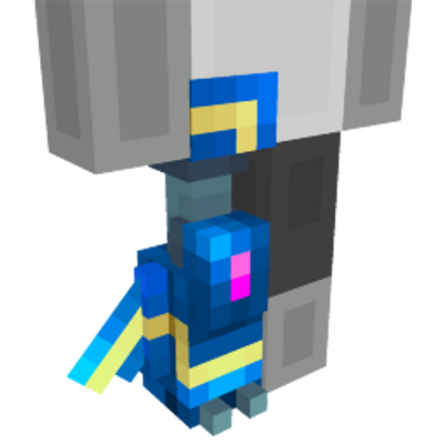 Blue Retro Robot Leg by Dots Aglow - Minecraft Marketplace (via ...