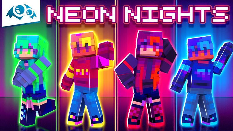 Neon Nights by Monster Egg Studios (Minecraft Skin Pack) - Minecraft ...