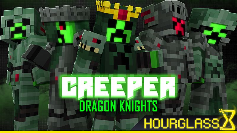 Creeper Dragon Knights by Hourglass Studios (Minecraft Skin Pack ...