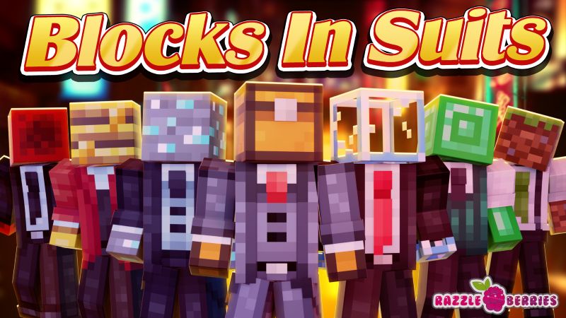 Blocks in Suits by Razzleberries (Minecraft Skin Pack) - Minecraft ...