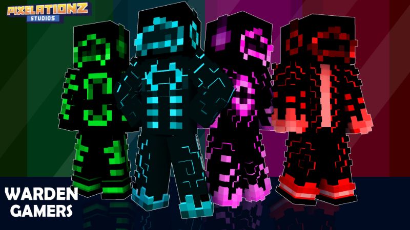 Warden Gamers by Pixelationz Studios (Minecraft Skin Pack) - Minecraft ...