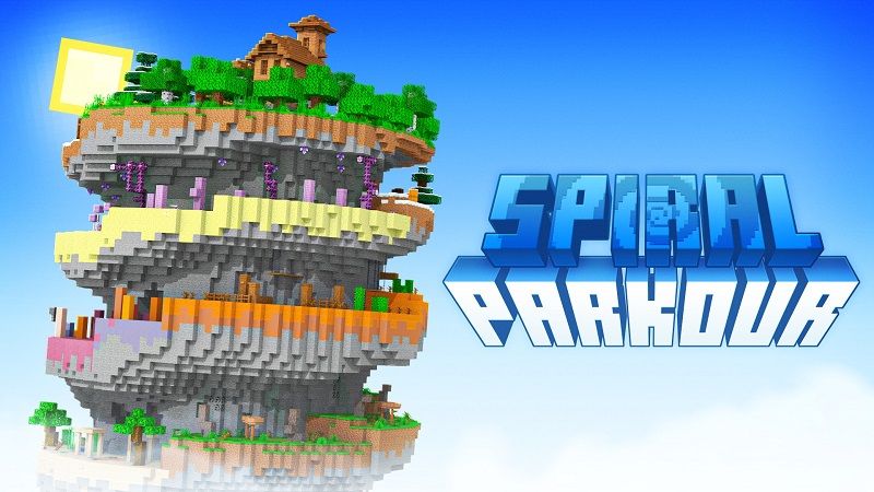 Spiral Parkour by Rainbow Theory (Minecraft Marketplace Map ...