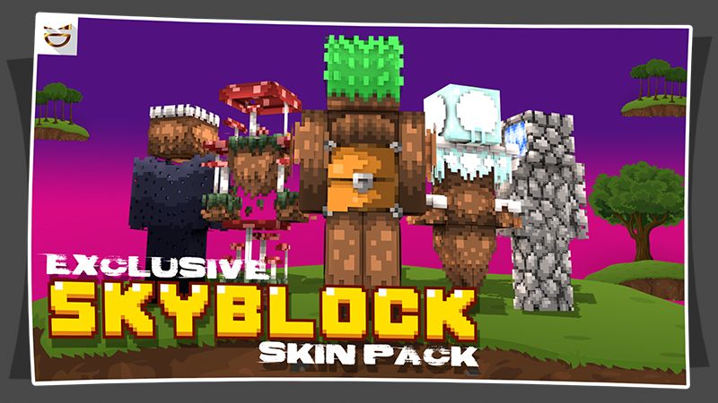 Exclusive Skyblock Skin Pack by Giggle Block Studios (Minecraft Skin ...