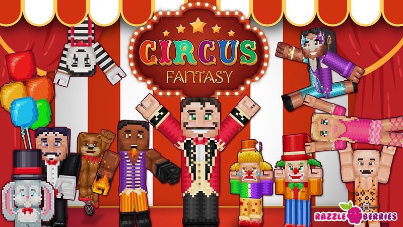 Circus Fantasy by Razzleberries (Minecraft Skin Pack) - Minecraft ...