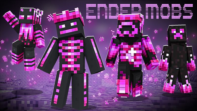 Ender Mobs by The Lucky Petals (Minecraft Skin Pack) - Minecraft ...