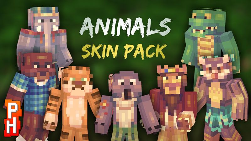 Animals Skin Pack by PixelHeads (Minecraft Skin Pack) - Minecraft ...