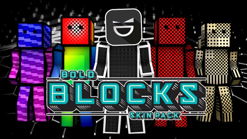 Bold Blocks by Giggle Block Studios (Minecraft Skin Pack) - Minecraft ...