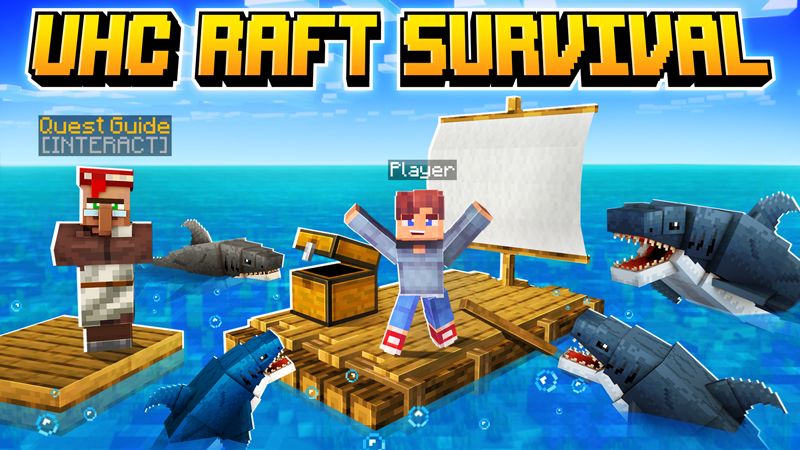 UHC Raft Survival by GoE-Craft (Minecraft Marketplace Map) - Minecraft ...