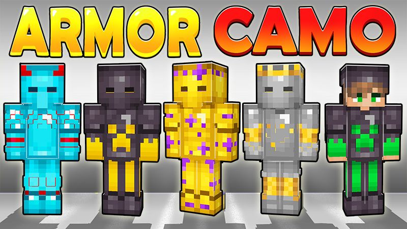 Armor Camo by The Lucky Petals (Minecraft Skin Pack) - Minecraft ...
