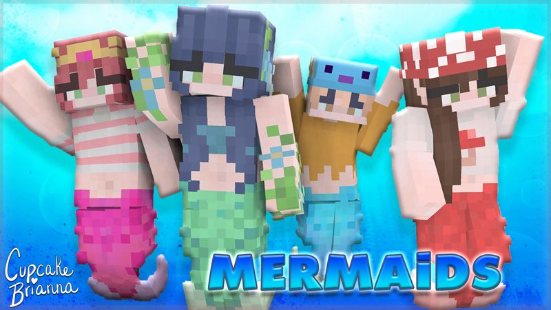 Mermaids Skin Pack by CupcakeBrianna (Minecraft Skin Pack) - Minecraft ...