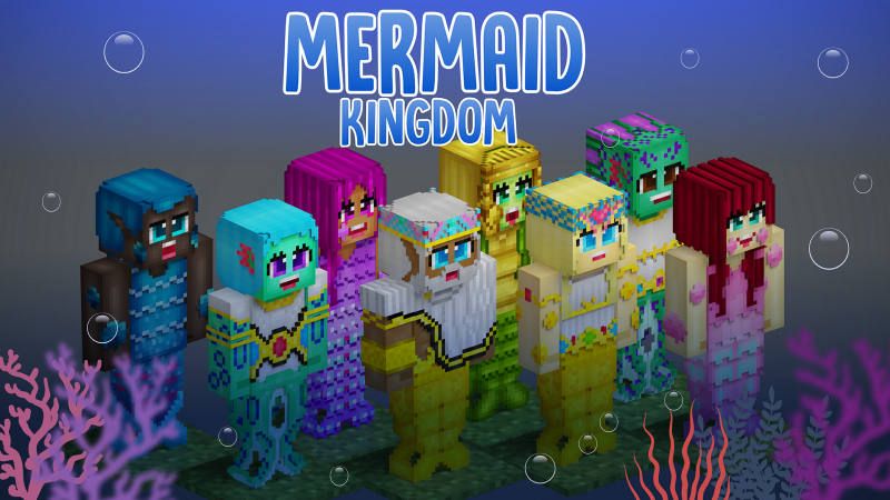Mermaid Kingdom by BLOCKLAB Studios (Minecraft Skin Pack) - Minecraft ...