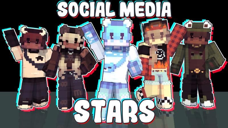 Social Media Stars by Sapix (Minecraft Skin Pack) - Minecraft ...