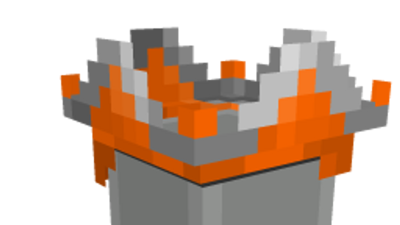 Lava Crown by Minecraft - Minecraft Marketplace (via bedrockexplorer.com)