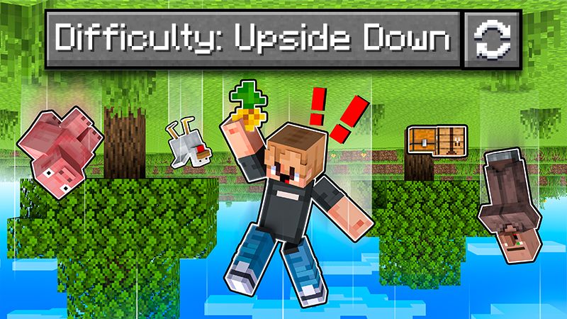 Difficulty: Upside Down! by MelonBP (Minecraft Marketplace Map) - Minecraft Bedrock Marketplace ...