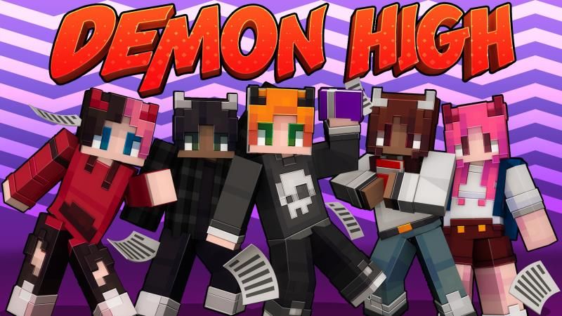 Demon High by Dig Down Studios (Minecraft Skin Pack) - Minecraft ...