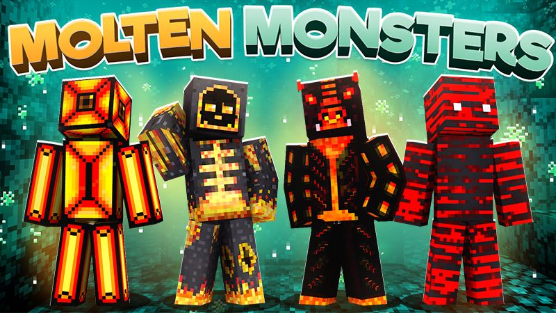 Molten Monsters by The Lucky Petals (Minecraft Skin Pack) - Minecraft ...