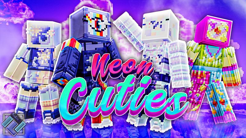 Neon Cuties by PixelOneUp (Minecraft Skin Pack) - Minecraft Marketplace ...