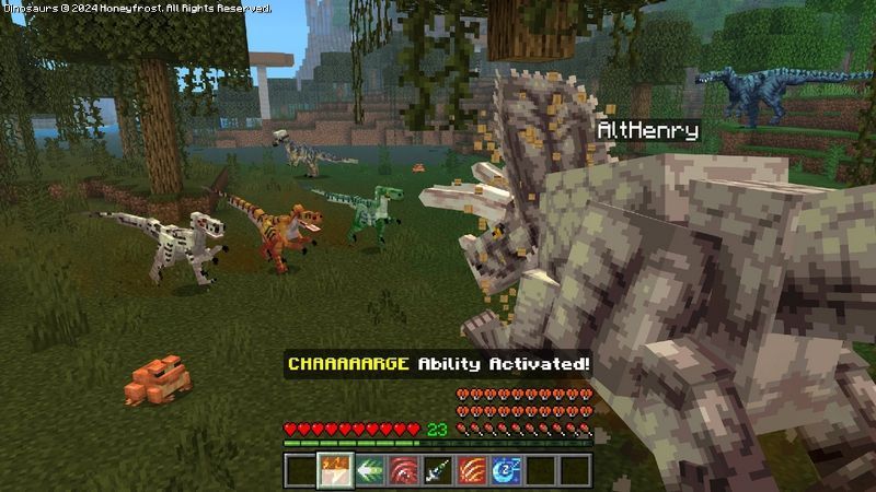 Dinosaurs Add-On 2.1 by Honeyfrost - Minecraft Bedrock Marketplace Explorer