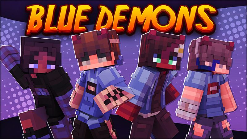 Blue Demons by DigiPort (Minecraft Skin Pack) - Minecraft Bedrock ...