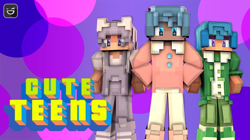Cute Teens by Giggle Block Studios (Minecraft Skin Pack) - Minecraft ...