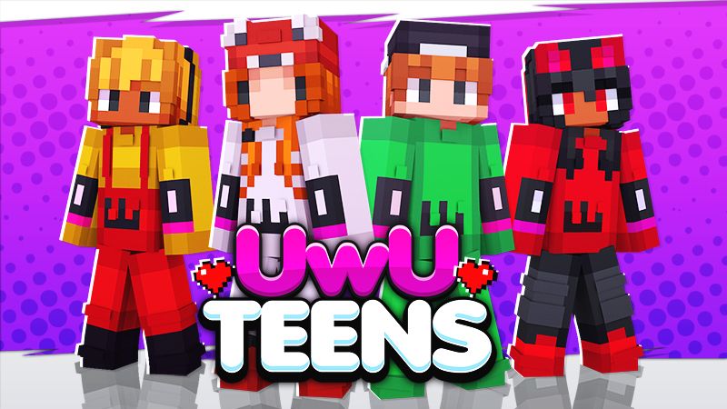 UwU Teens by Cypress Games (Minecraft Skin Pack) - Minecraft Bedrock ...
