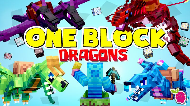 One Block Dragons by Razzleberries (Minecraft Marketplace Map ...
