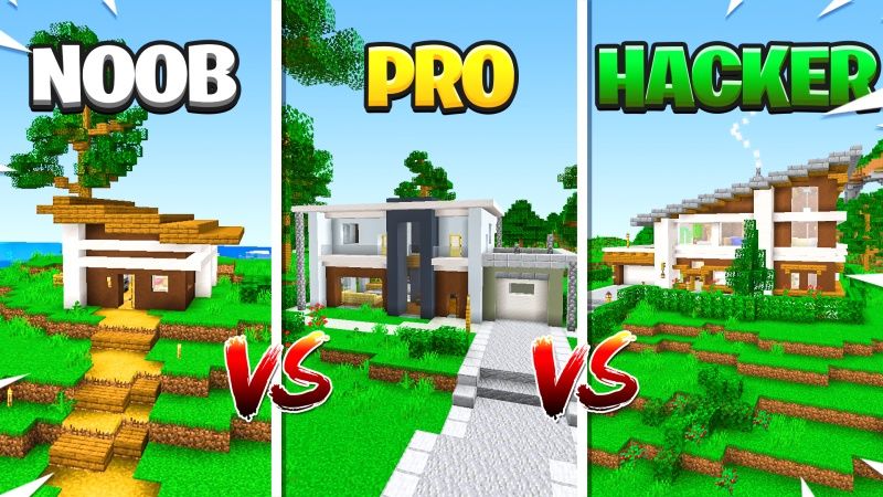 Noob vs Pro vs Hacker by Fall Studios (Minecraft Marketplace Map ...