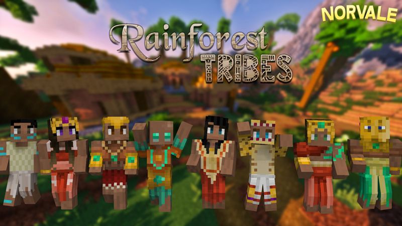 Rainforest Tribes by Norvale (Minecraft Skin Pack) - Minecraft Bedrock Marketplace Explorer