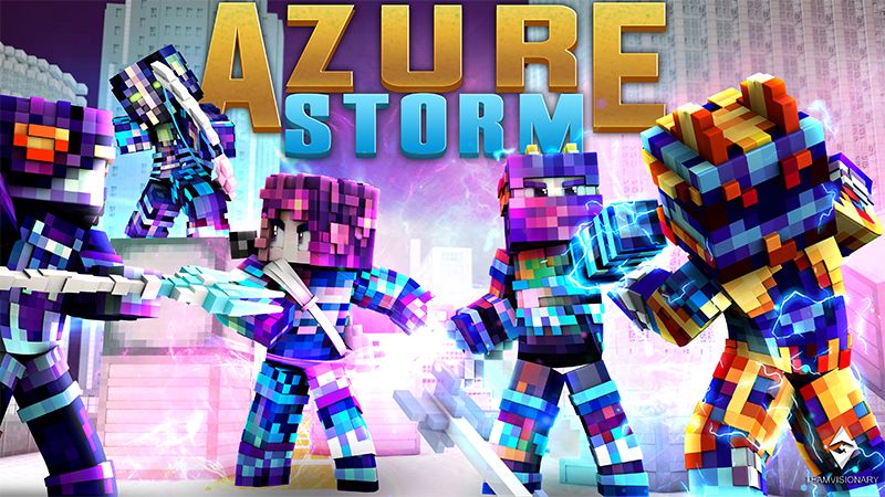 Azure Storm by Team Visionary (Minecraft Skin Pack) - Minecraft ...