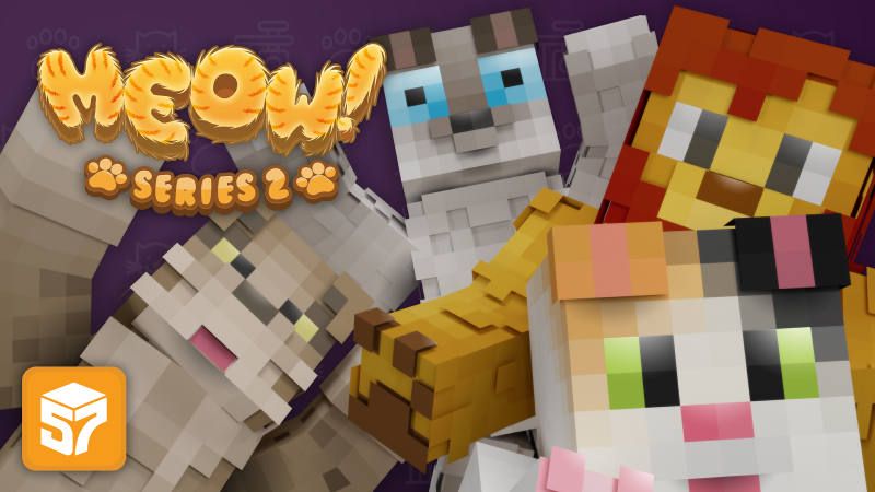 Meow Series 2 by 57Digital (Minecraft Skin Pack) - Minecraft Bedrock ...