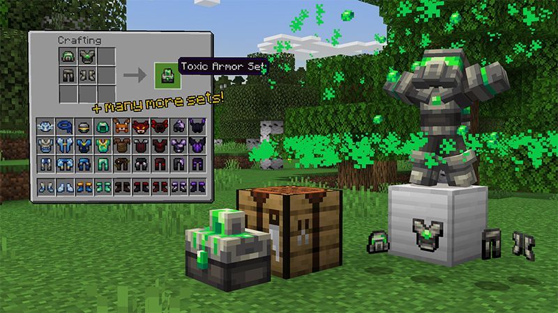 OP ARMOR PACK by Starfish Studios (Minecraft Marketplace Map ...