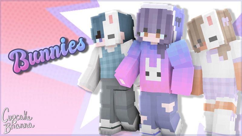 Bunnies Skin Pack by CupcakeBrianna (Minecraft Skin Pack) - Minecraft ...