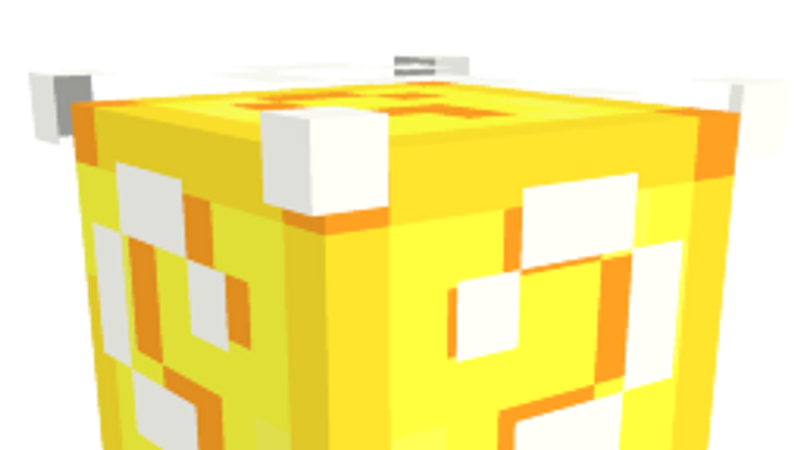 Lucky Block Head by FTB - Minecraft Marketplace (via bedrockexplorer.com)