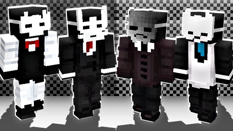 Dark Shadow Suits by The Lucky Petals (Minecraft Skin Pack) - Minecraft ...