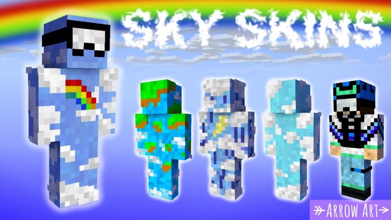 Sky Skins by Arrow Art Games (Minecraft Skin Pack) - Minecraft ...