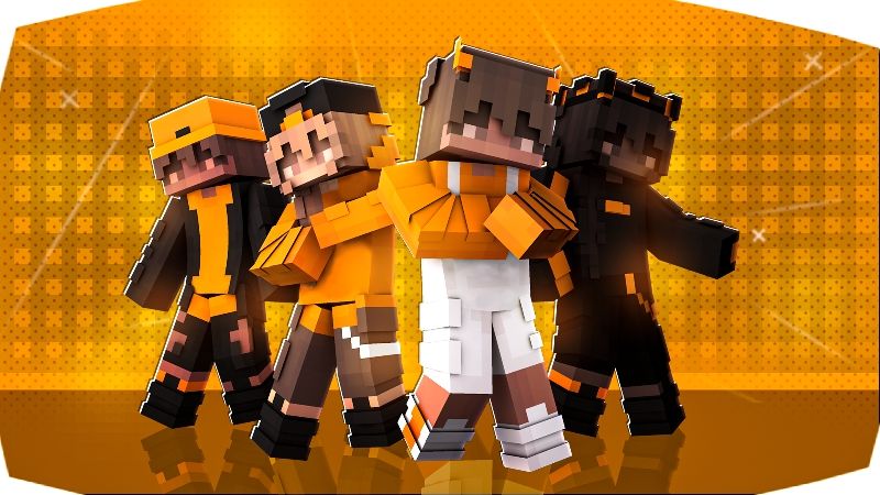 Outrageously Orange by Lebleb (Minecraft Skin Pack) - Minecraft Bedrock Marketplace Explorer