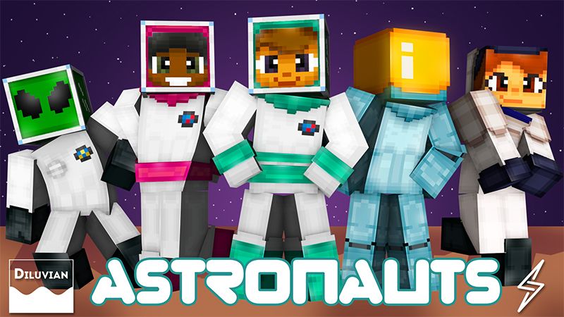 Astronauts by Diluvian (Minecraft Skin Pack) - Minecraft Marketplace ...