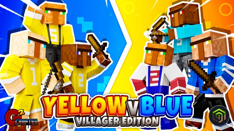 Yellow v Blue Villager Edition by G2Crafted (Minecraft Skin Pack ...