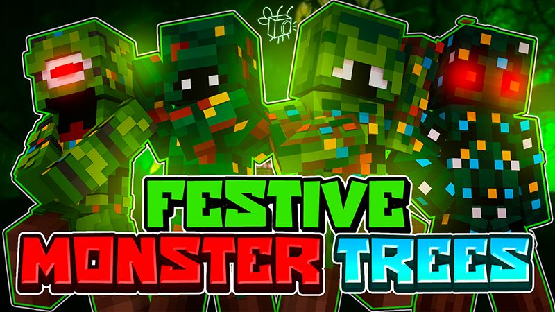 Festive Monster Trees by Blu Shutter Bug (Minecraft Skin Pack ...