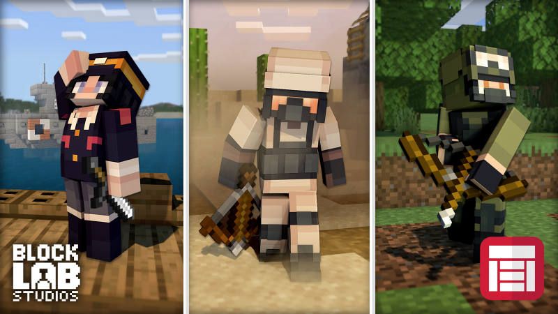 Military Army by BLOCKLAB Studios (Minecraft Skin Pack) - Minecraft ...
