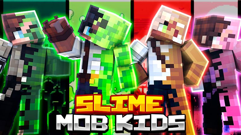 Slime Mob Kids by PixelOneUp (Minecraft Skin Pack) - Minecraft ...