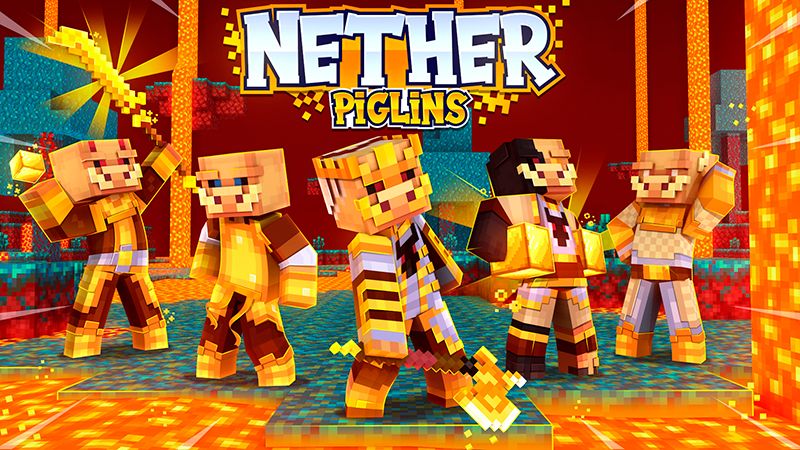 Nether Piglins by Norvale (Minecraft Skin Pack) - Minecraft Marketplace ...